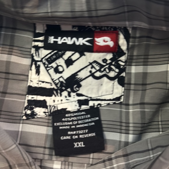 Tony Hawk | Shirts | Xxl Mens Grey Striped Tony Hawk Short Sleeve ...